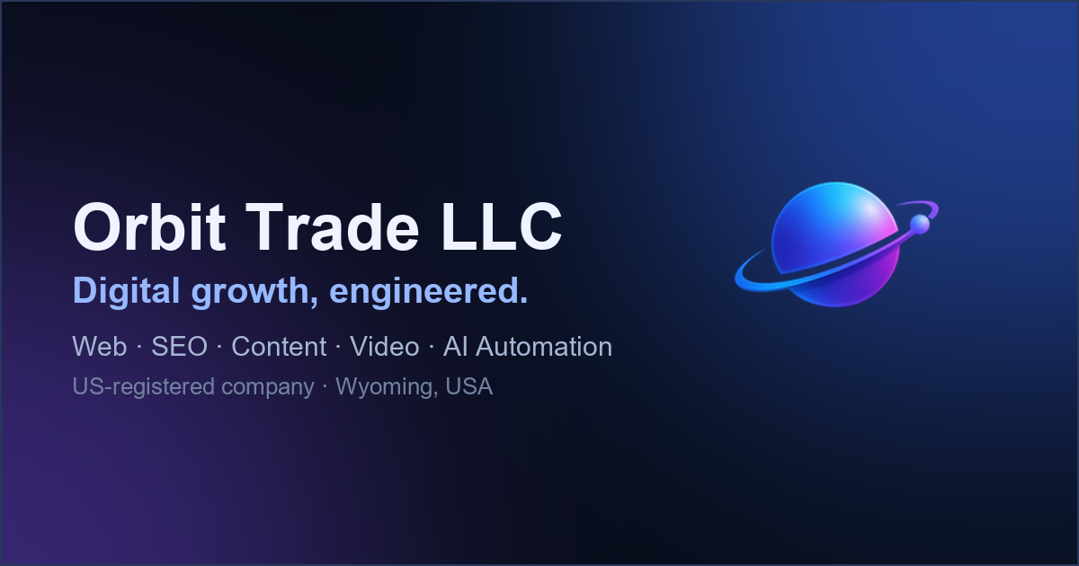 Selected Work & Case Studies | Orbit Trade LLC
